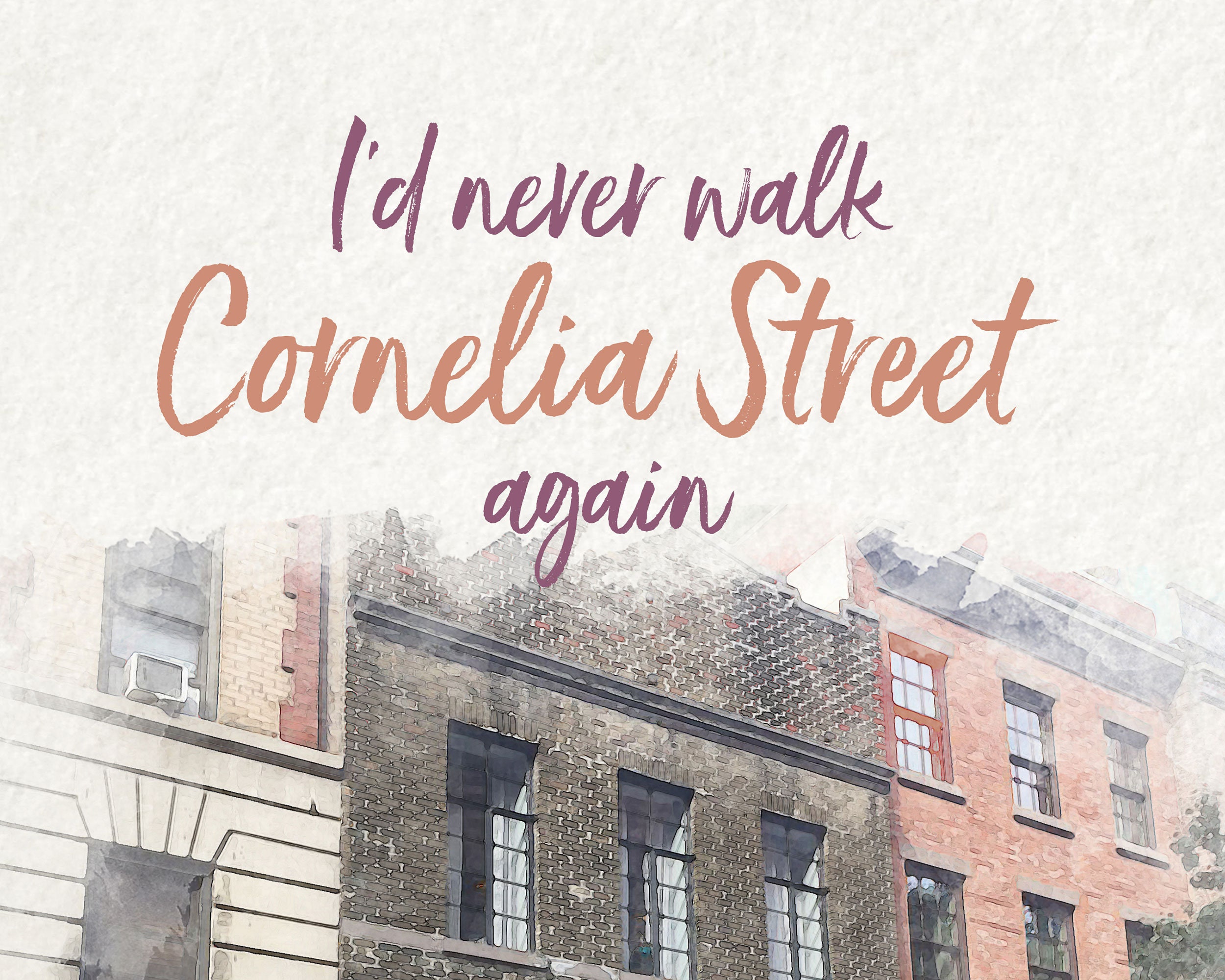 Cornelia Street, Digital Download, Cornelia Street Print, Taylor Swift ...
