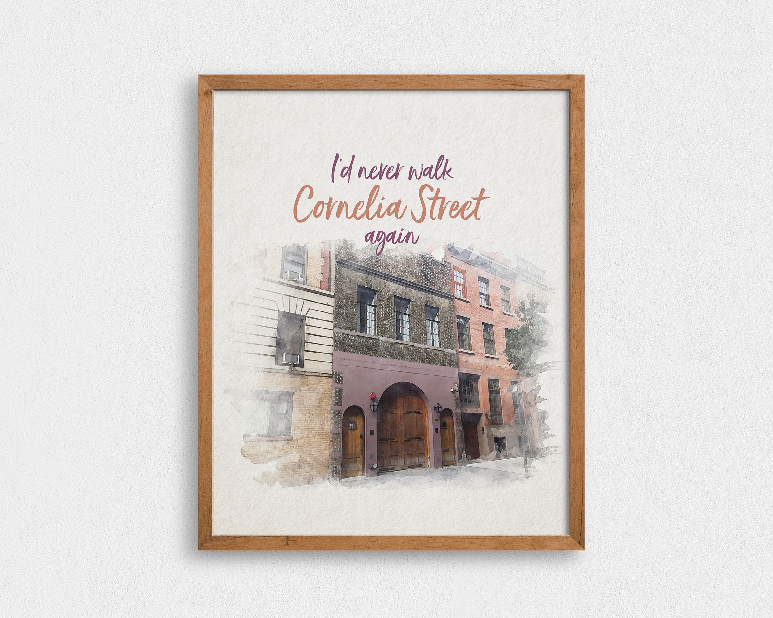 Cornelia Street, Digital Download, Cornelia Street Print, Taylor Swift ...