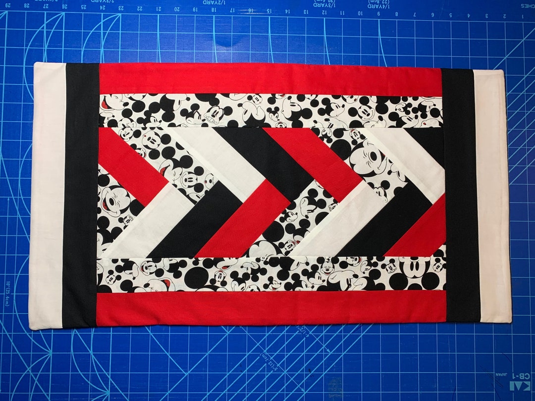 Mickey Mouse Small Table Runner. Table Topper. Free Shipping - Etsy