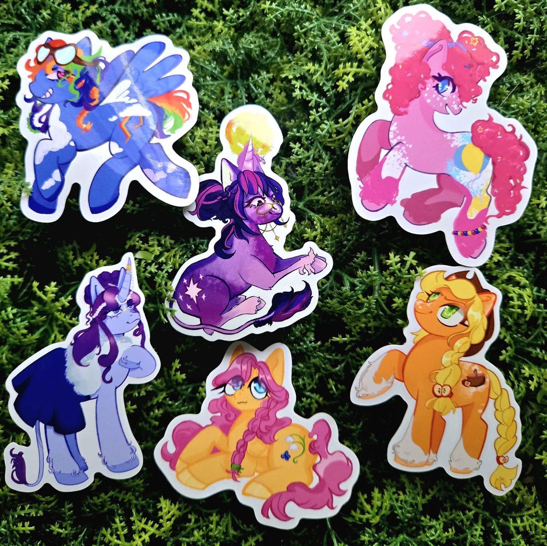 Mane Six | MLP 3 " Stickers - Etsy