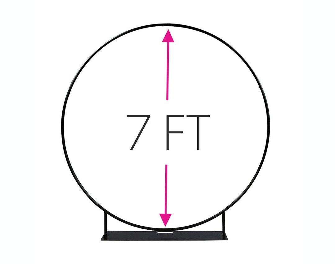 Round Frame 7ft (hardware Only), Balloon Backdrop, Wedding Arch ...