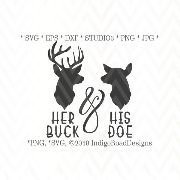 Deer Buck and Doe - Etsy