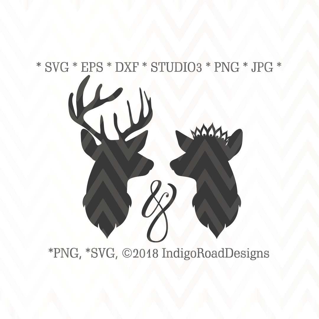 Hirsch Svg Buck Svg Doe Svg Bauernhaus Svg Hirsch Kopf - Etsy.de