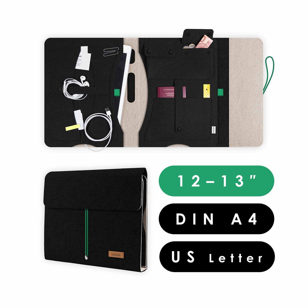A4 Organizer Folder Made of Felt With Many Compartments, Suitable for ...