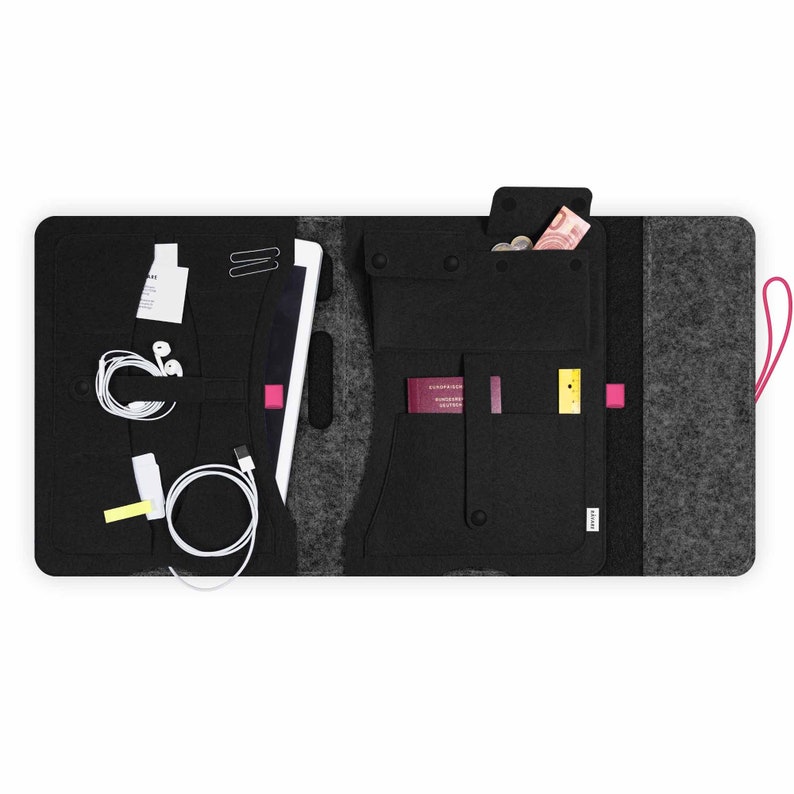 A4 Organizer Folder Made of Felt With Many Compartments, Suitable for ...
