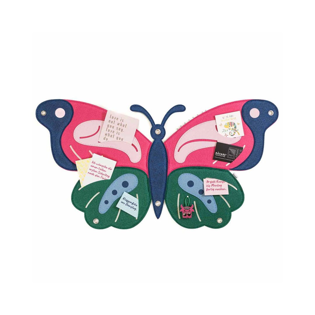 Butterfly Pinboard Made of Felt for Pinning and Sticking, Memo Board ...