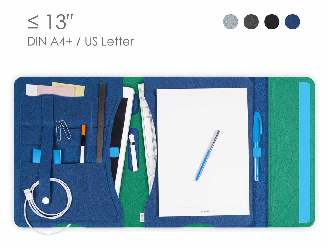 Carpeta de escritura empresarial adecuada para documentos A4, tabletas ...