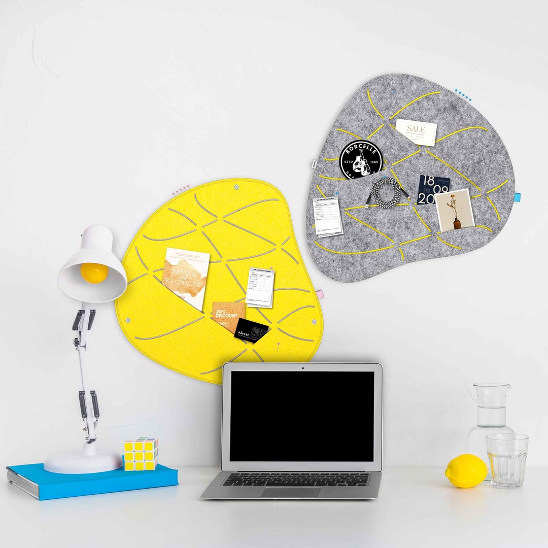 Two Organic Pin Boards for Sticking and Pinning, Modern Vision Board ...