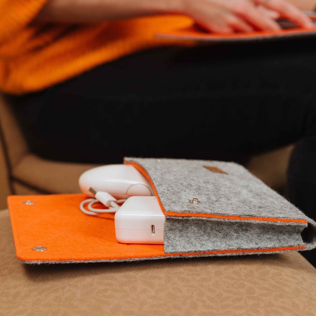 Felt Cable Bag for Power Supplies and Laptop Accessories, Customization ...