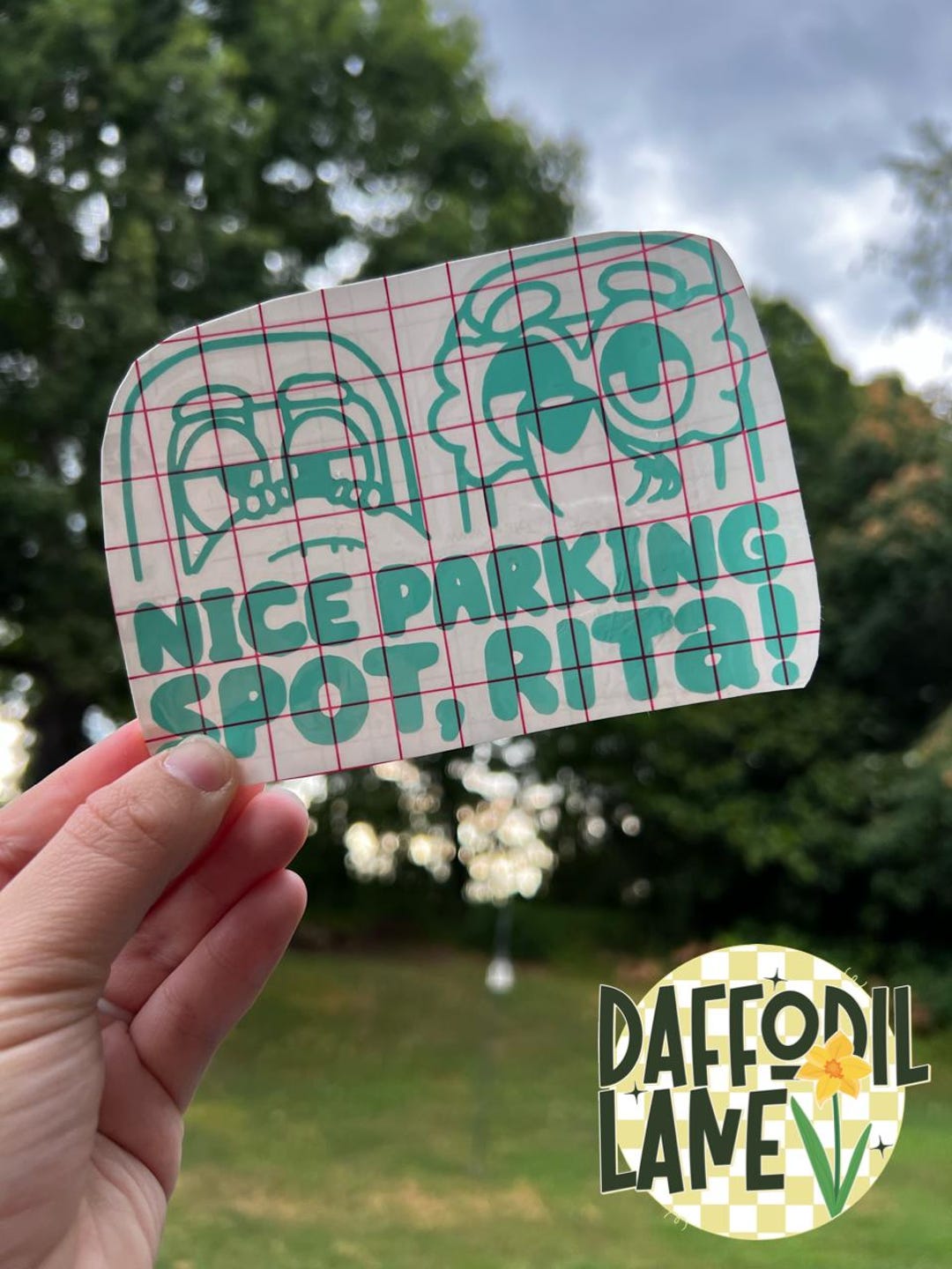 Nice Parking Rita Decal/vinyl Sticker White, Teal, or Pink - Etsy
