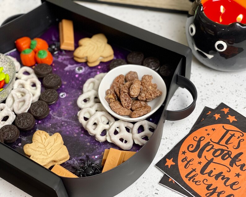 Halloween Spooky Cauldron Tray - Etsy