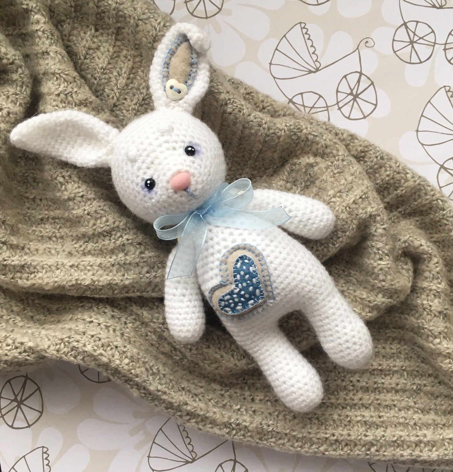 PDF of Cute BUNNY RABBIT Crochet Soft Toy Easy Crochet - Etsy