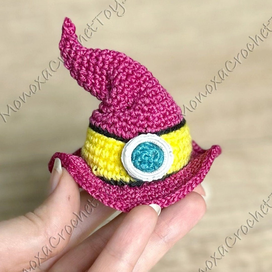 Pdf Mini WITCH HAT, Crochet Pattern, Halloween Decoration, Gift, Spooky ...