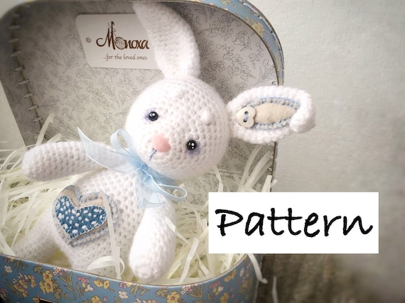 PDF of Cute BUNNY RABBIT Crochet Soft Toy Easy Crochet - Etsy