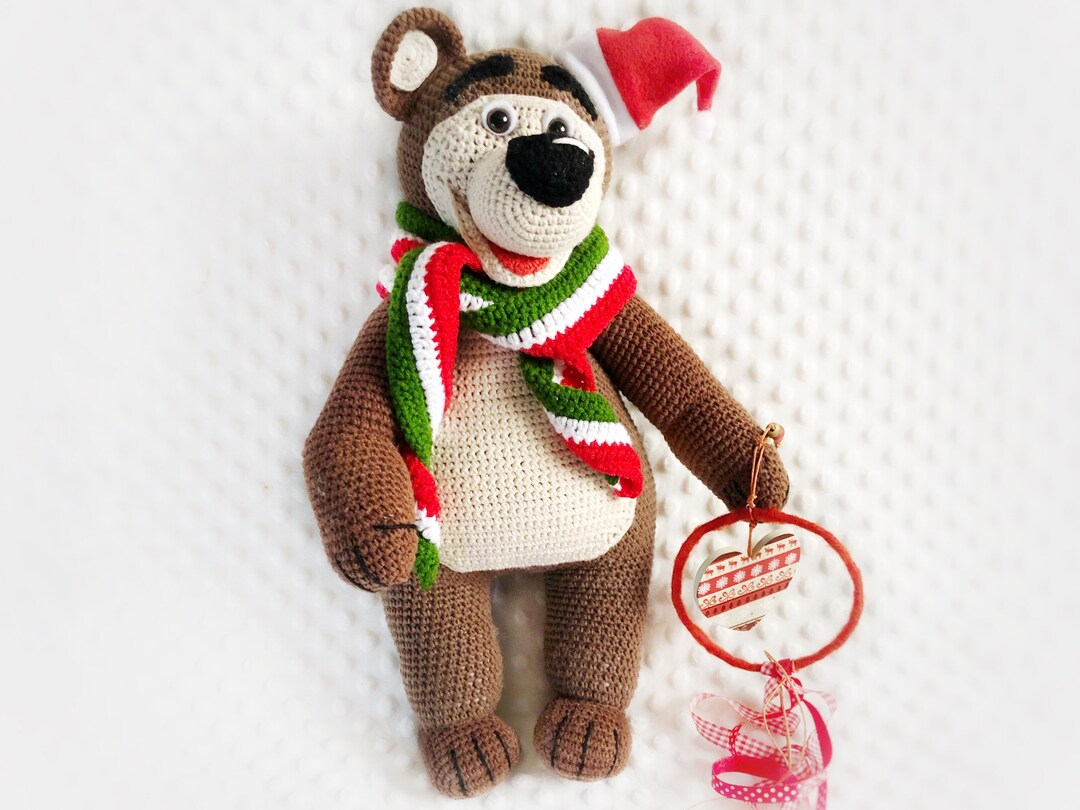 Pdf BEAR Crochet Pattern, Amigurumi Digital Crochet Tutorial, Masha and ...