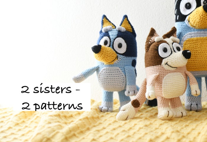 Crochet Bluey - Etsy