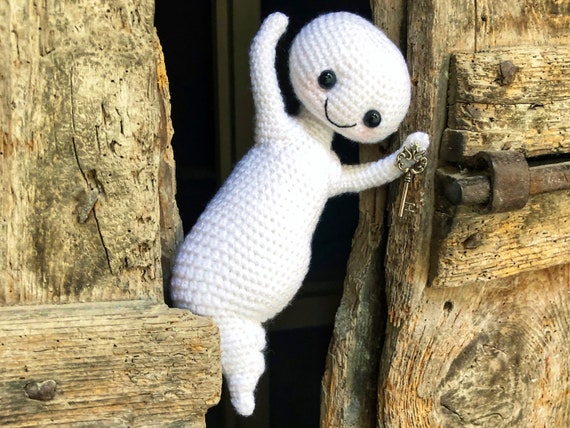 The Very Scary Ghost Crochet Pattern Little Crochet Ghost | Etsy