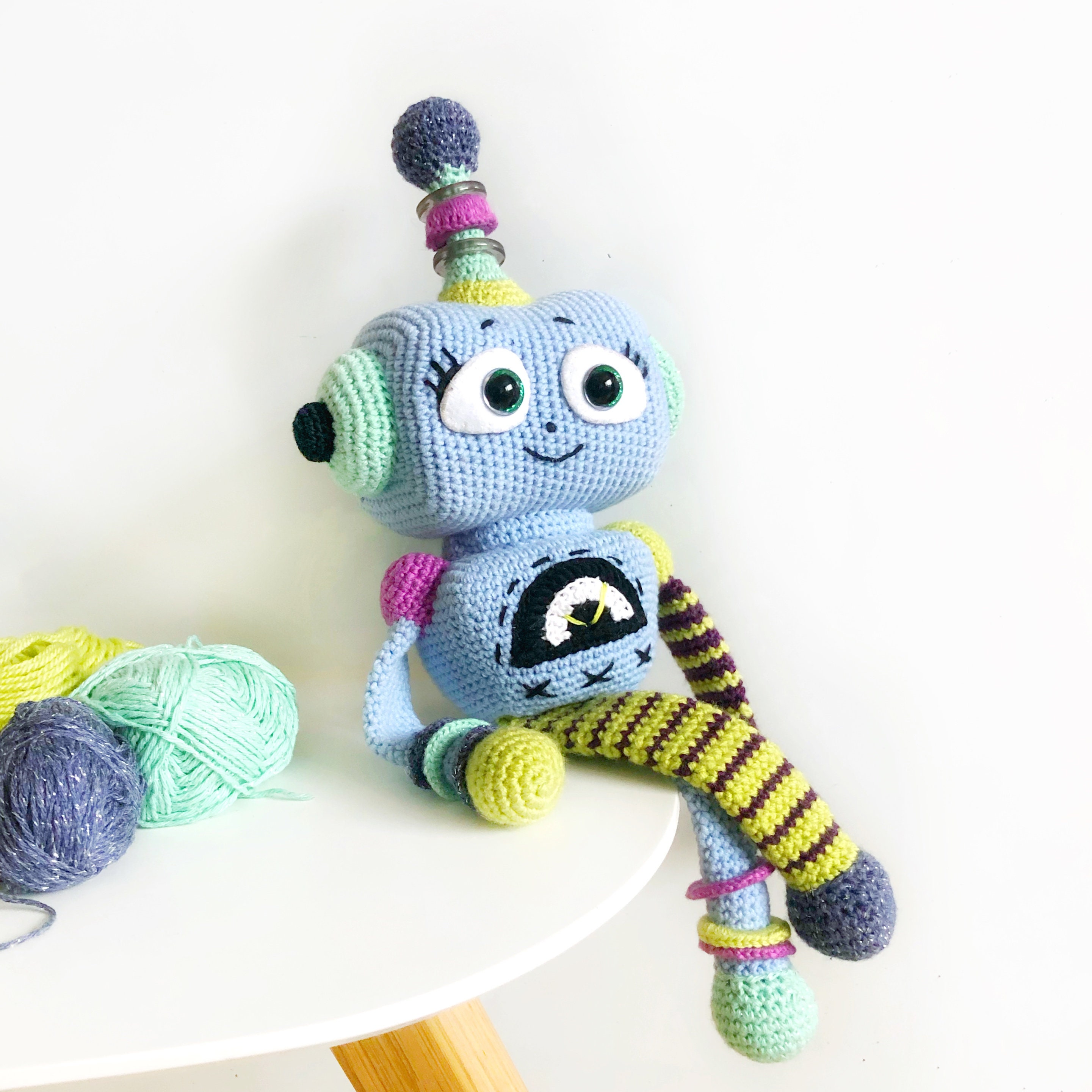 PDF of Crochet ROBOT Detailed Illustrated Pattern Tutorial - Etsy