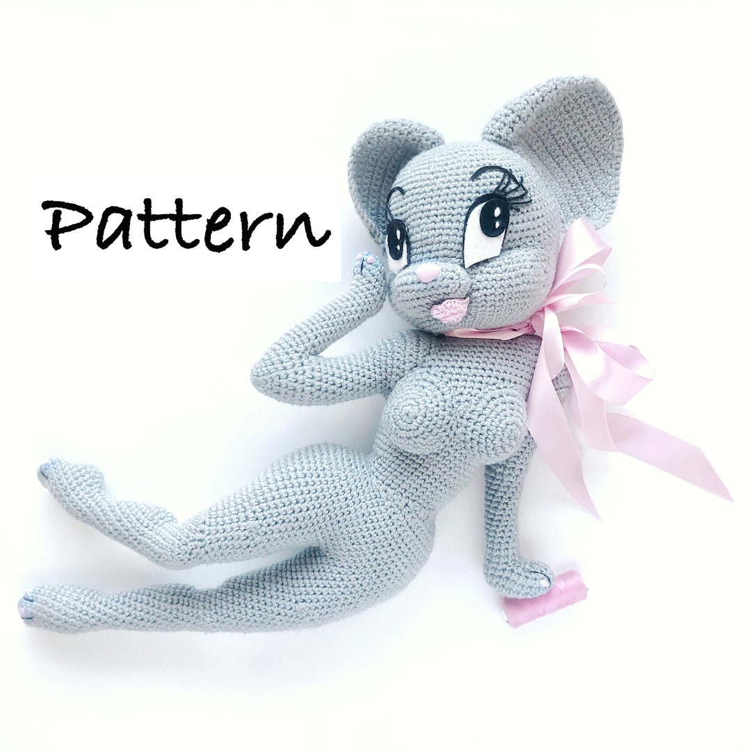 PDF of Crochet Cat Lady Tom's Girlfriend Illustrated Pattern Tutorial ...