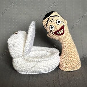 PDF, NOT A TOY! Skibidi Toilet Crochet Pattern, Singing Toiled Crochet ...