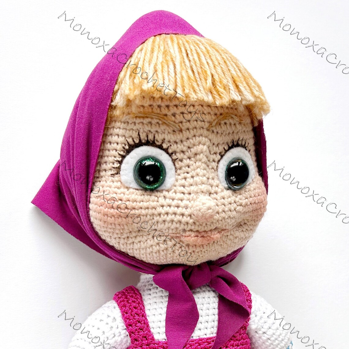 Pdf MASHA Doll Crochet Pattern, Amigurumi Digital Crochet Tutorial ...
