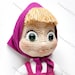 PDF MASHA Doll Crochet Pattern From Masha and the Bear - Etsy