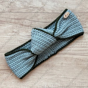 Pdf HEAD WARMER Crochet Pattern + Video, Digital Crochet Tutorial, Easy ...