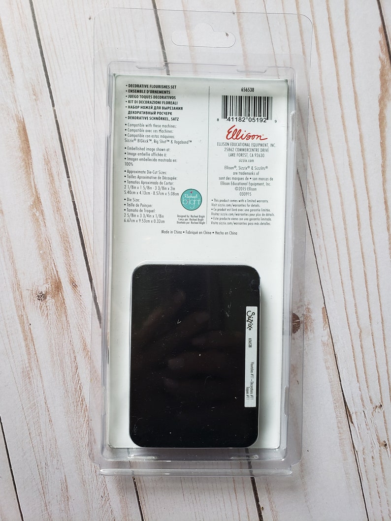 Sizzix Sizzlits Die Cuts Decorative Flourishes Set - Etsy