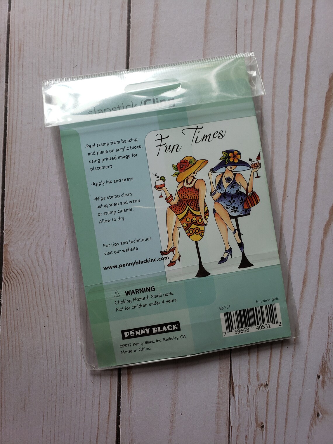 Penny Black Cling Stamps Fun Time Girls - Etsy