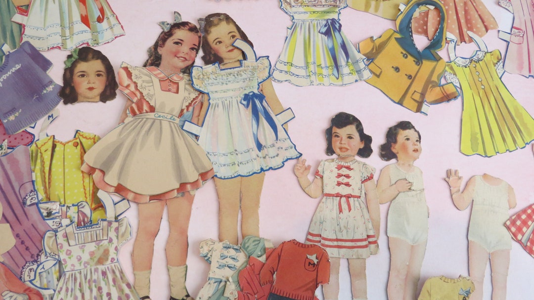 Dionne Quints Paper Dolls - Etsy