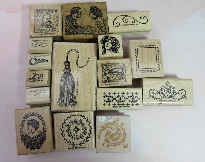 Miscellaneous Vintage Style Rubber Stamps - Etsy
