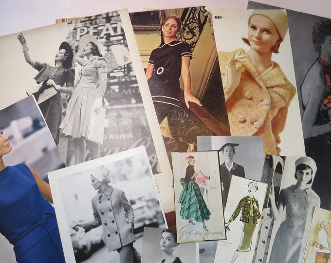 Vintage Magazine Pages and Cut Out Images: Set of 42 - Etsy