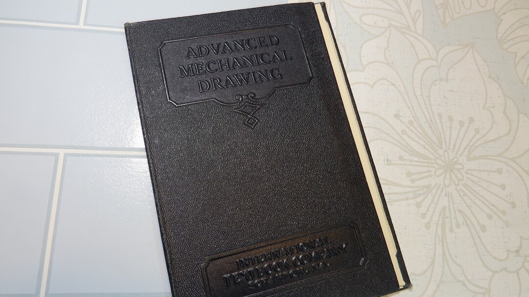 Mechanical Drawing Book Cover 1928 - Etsy