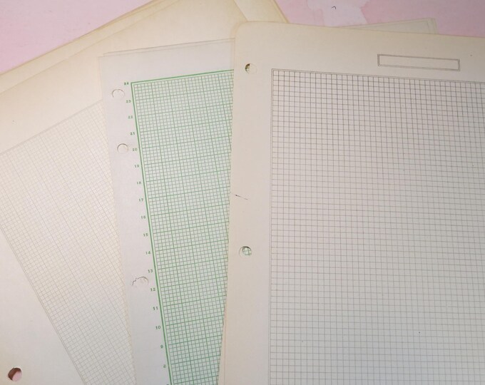 Vintage Engineers Paper 30 Sheets - Etsy
