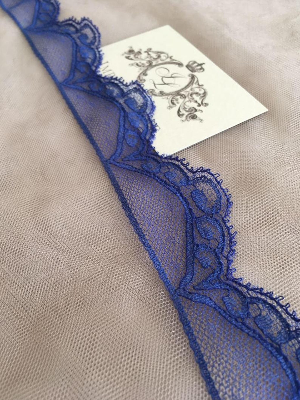 Blue Lace Fabric, Chantilly Lace Trim, Solstiss Lace, Viscose Lace Trim ...