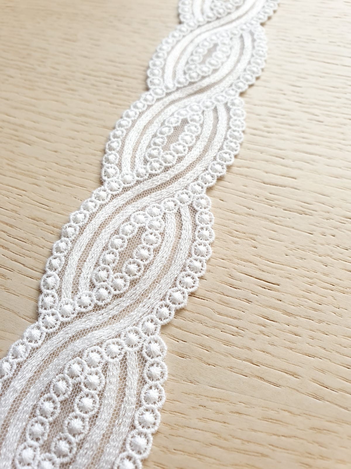 Snow white Lace Trim French Lace Alencon Lace Bridal Gown | Etsy