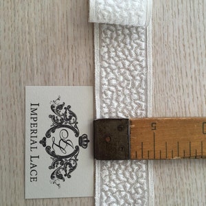 Ivory Lace Trimming by the Yard, French Lace, Alencon Lace, Bridal Gown ...