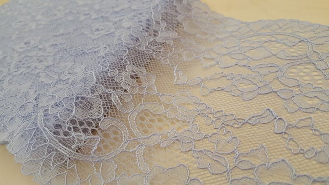 Light Purple Lace Trimming Purple Color Chantilly Lace French Lace ...