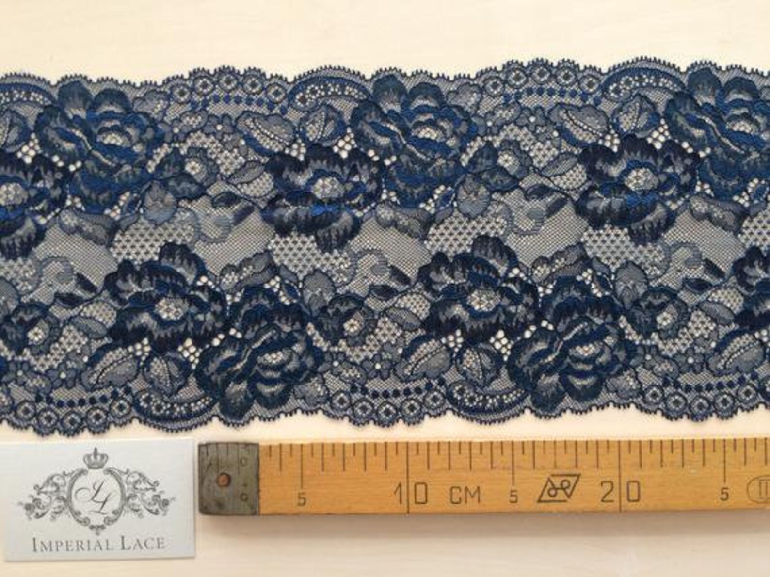 Blue Lace Trim French Lace Chantilly Lace Bridal Gown Lace - Etsy
