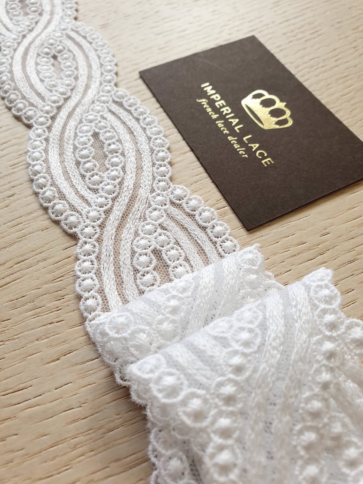 Snow white Lace Trim French Lace Alencon Lace Bridal Gown | Etsy