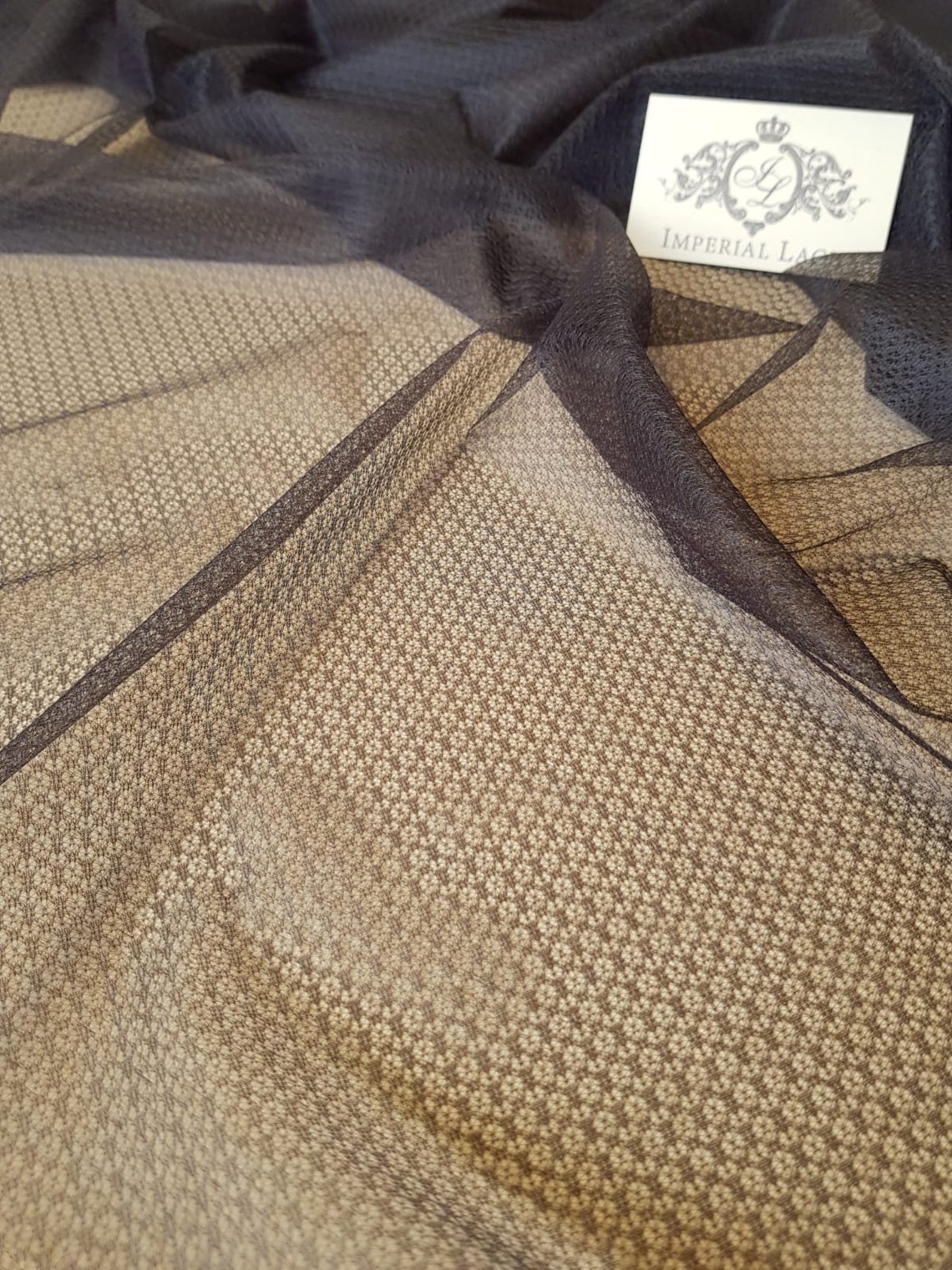 Dark Gray tulle fabricLingerie Gray net Gray net fabric | Etsy