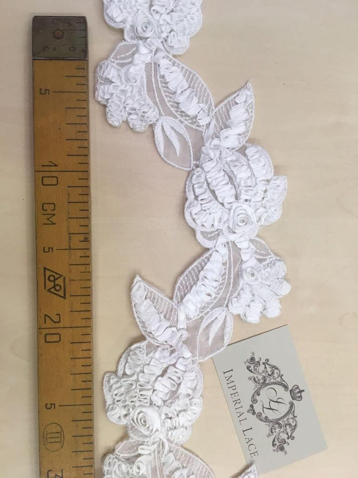 White Lace Trimming Lace Trim Spitzen Stoff White Lace | Etsy