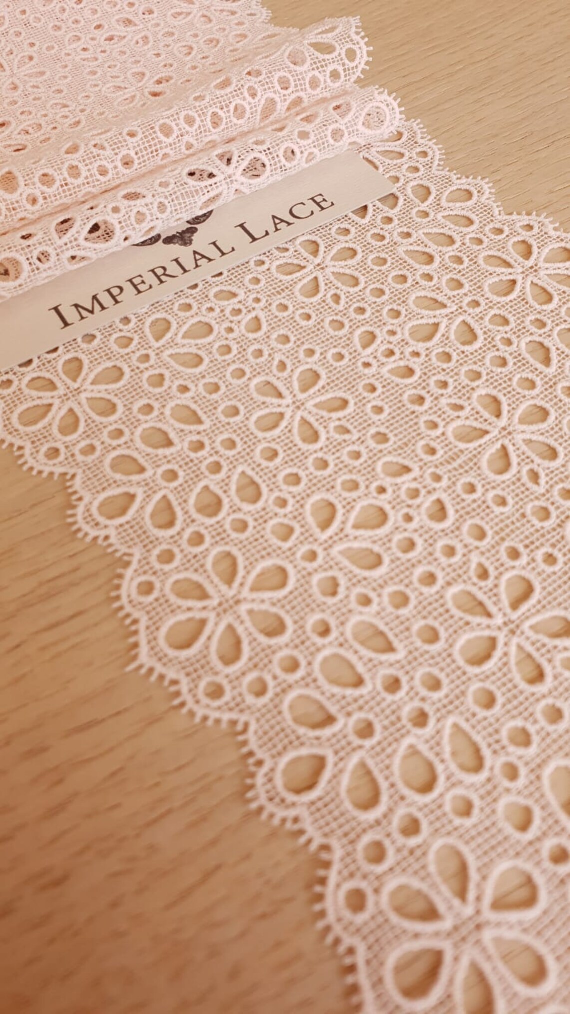 Light Pink Lace Trim Lace Fabric Alencon Lace Bridal Gown - Etsy