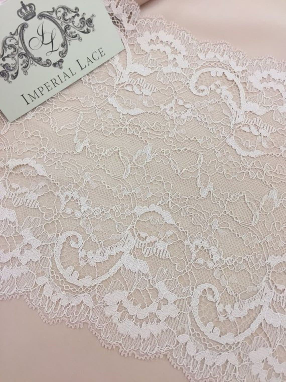 Light Purple Lace Trimming Purple Color Chantilly Lace French Lace ...