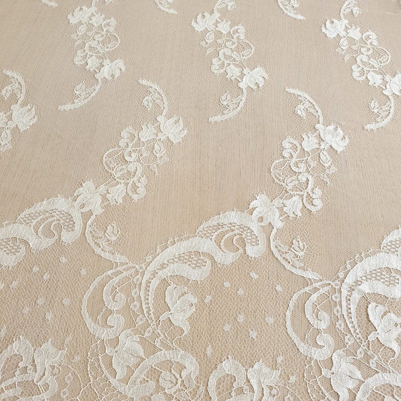 French Lace Fabric - Etsy