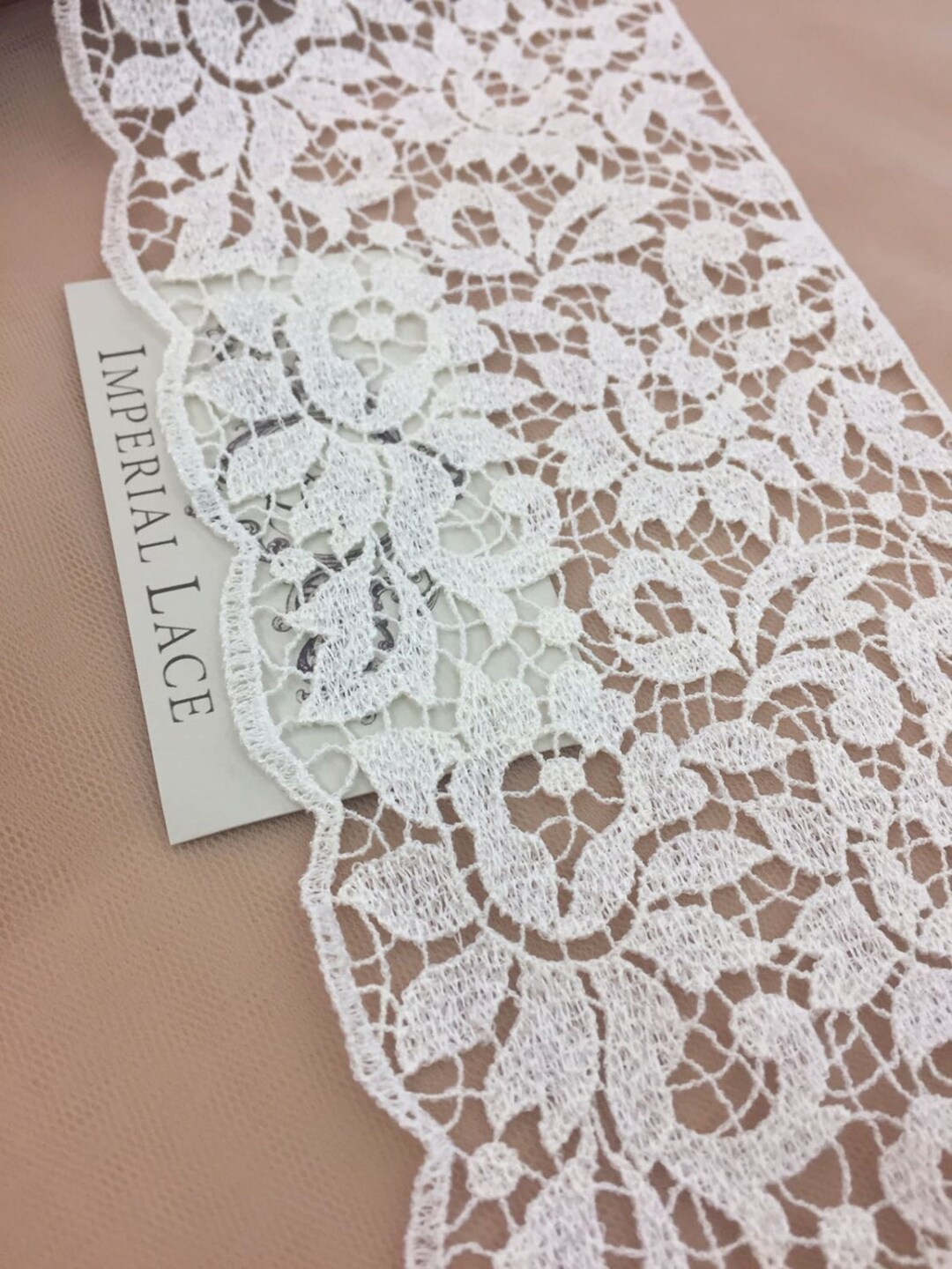 Ivory Lace Trim, Ivory Lace Fabric, Chantilly Lace, French Lace, Bridal ...