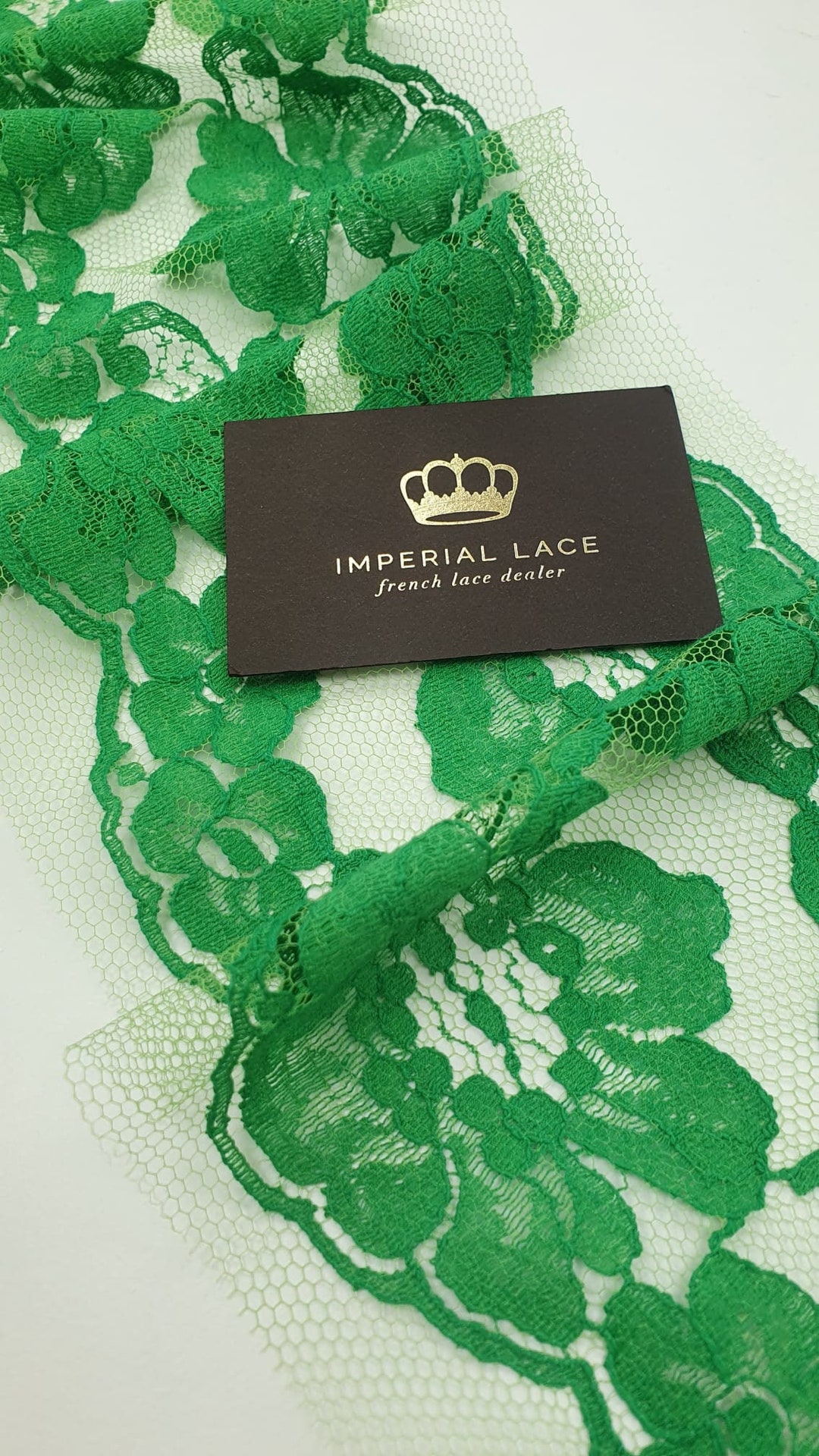 Green Cotton Lace Trim, French Lace, Chantilly Lace, Bridal Lace ...