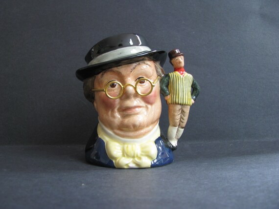 VTG Royal Doulton Mr Pickwick Small Character Jug D7025 1995 | Etsy