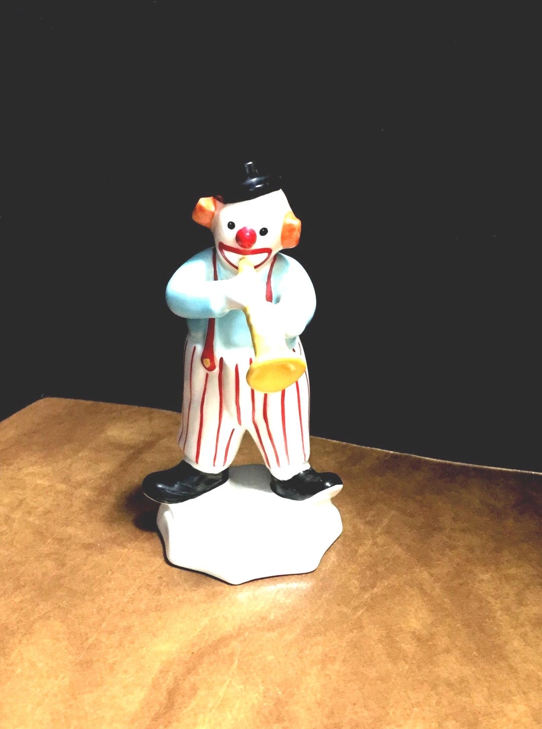 Vintage Goebel Clown Playing the Horn Figurine W. Germany RARE - Etsy