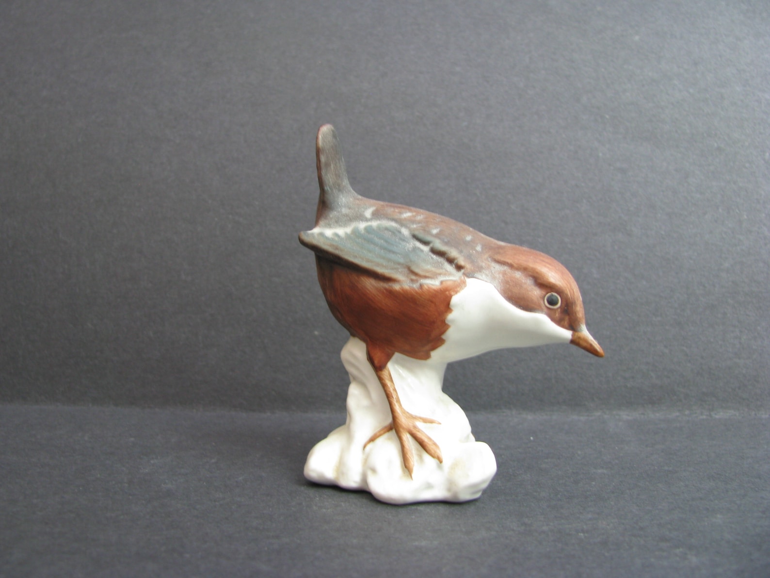 Vintage Goebel West Germany Porcelain Dipper Wren Bird | Etsy